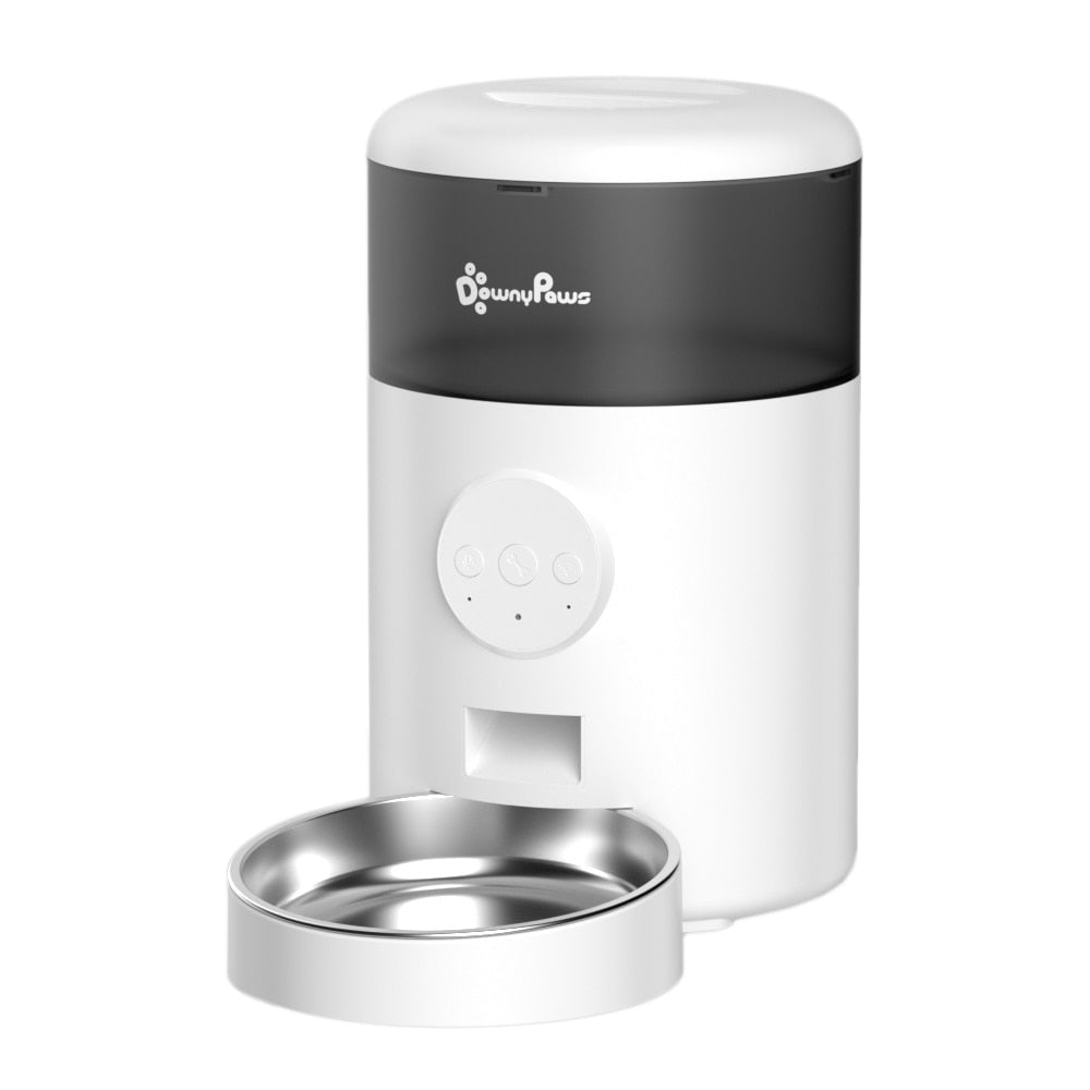 Smart Foderautomat - Röststyrd & Timer | app iOS och Android – Djurslottet